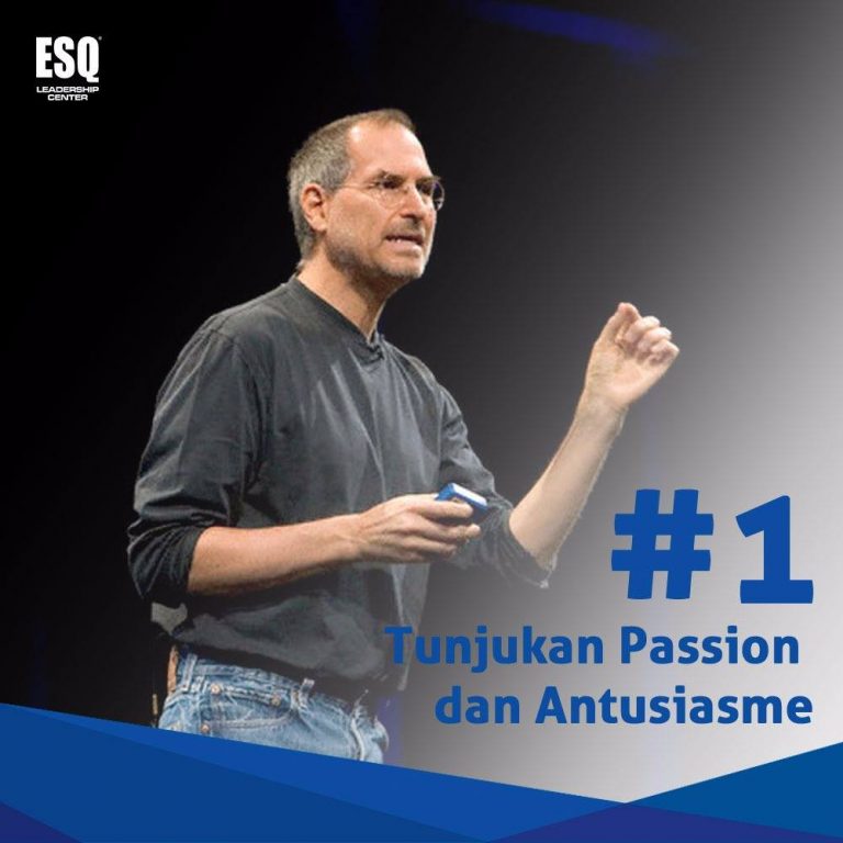 Tips Public Speaking, 5 Kiat Sukses Presentasi Ala Steve Jobs - ESQ Training