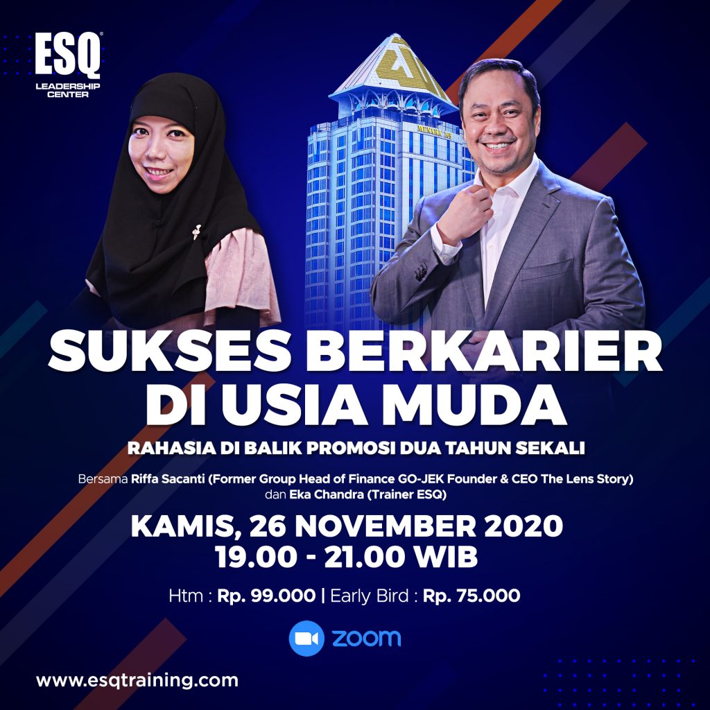 Sukses Berkarier Di Usia Muda - ESQ Training